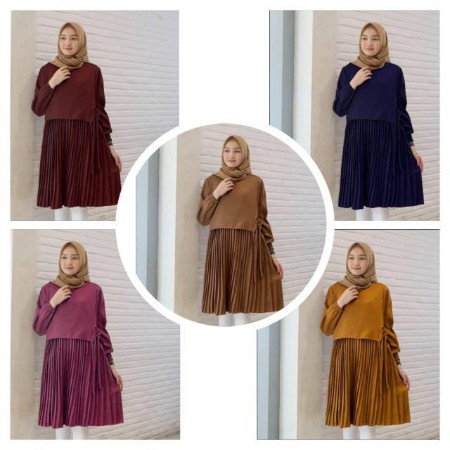 Jual CAYTIE - TUNIK INES fit to XL LD102cm pj 96cm | Shopee Indonesia