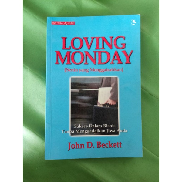 Jual Buku LOVING MONDAY (ORIGINAL) | Shopee Indonesia