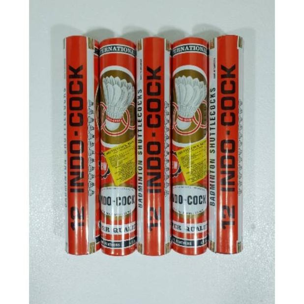 Jual SHUTTLECOCK-BULU TANGKIS INDOCOCK MERAH ASLI ORIGINAL | Shopee ...