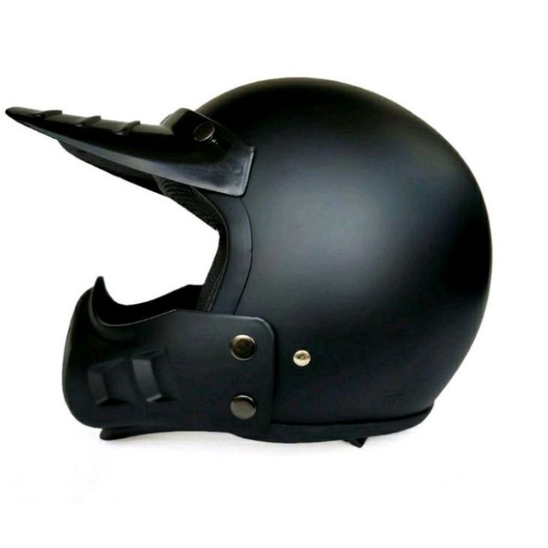 Jual MONCONG Helm Cakil || Retro Moncong Plastik Cakil Tambahan Helm ...
