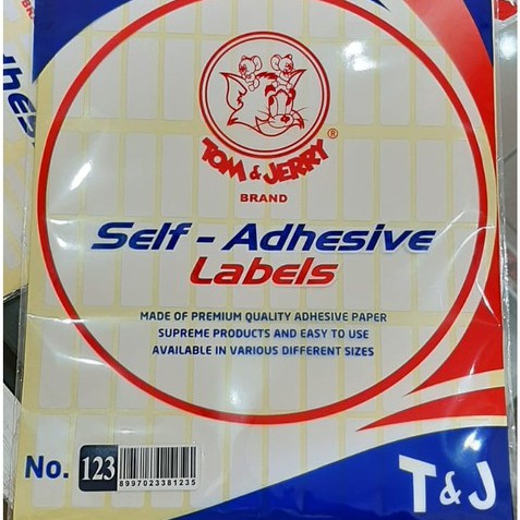 Jual Label Harga Merek Tom & Jerry - Per10sheets / Stiker /label stiker ...