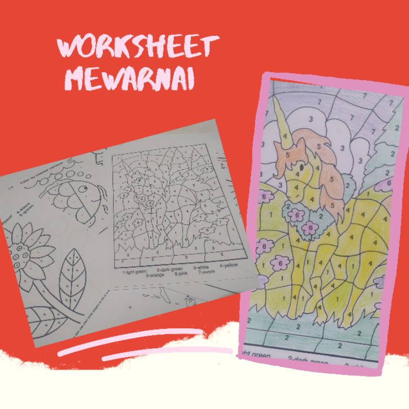 Jual WORKSHEET MEWARNAI MAINAN EDUKASI AKTIVITAS ANAK MEWARNAI COLORING ...