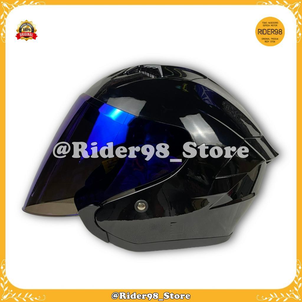 Jual Helmets Sepeda Motor Half Face Gift Sargon Solid Polos Original ...