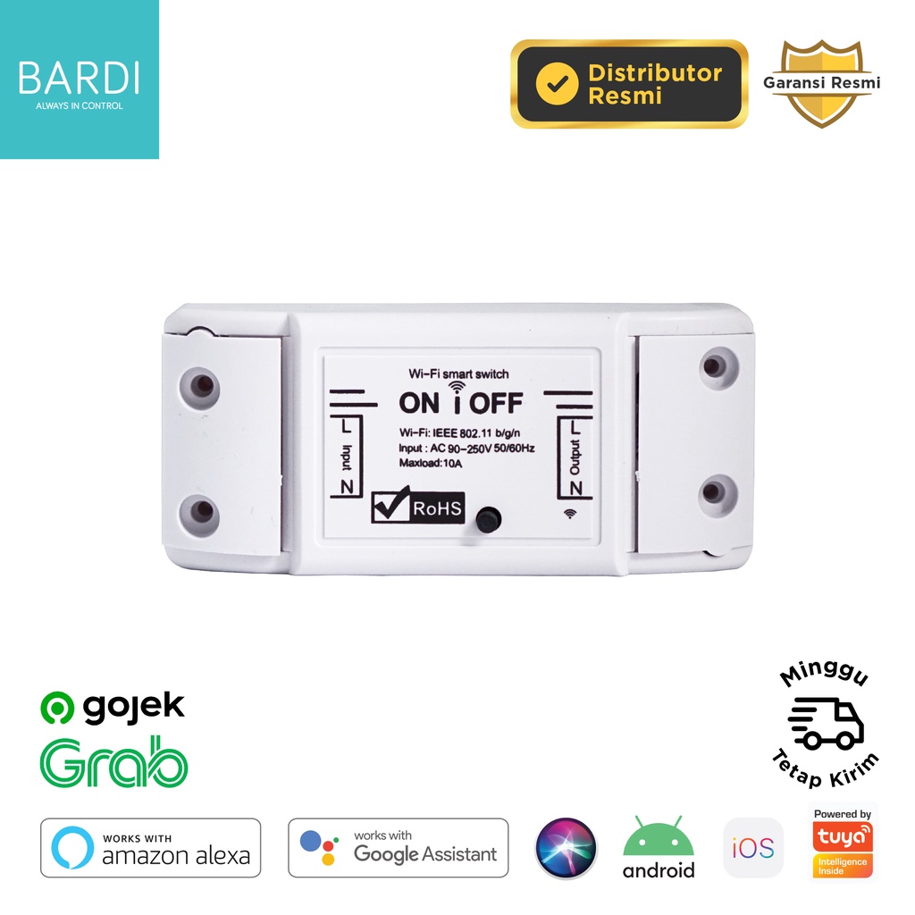 Jual BARDI Smart BREAKER ON OFF Switch Wireless IoT Home Automation ...