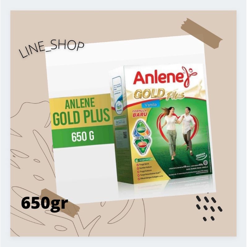 Jual Anlene Gold Plus Susu Bubuk 600 g gr 600gr | Shopee Indonesia