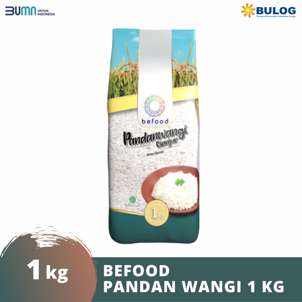 Jual BULOG - Beras befood Pandan Wangi 1 kg | Shopee Indonesia