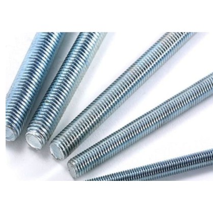 Jual AS DRAT BAUT BATANG HITAM 3/8 INCX 1 METER / THREADED ROD / LONG ...