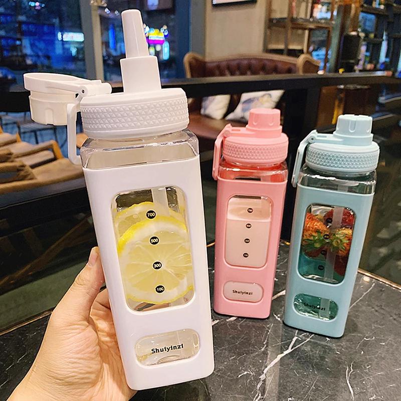 Jual Botol Air Minum Segi 900ML / Botol Infused Water 900ML | Shopee ...