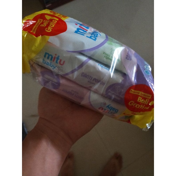 Jual MITU Tisu basah Beli 1 Gratis 1 50's + 50's | Shopee Indonesia