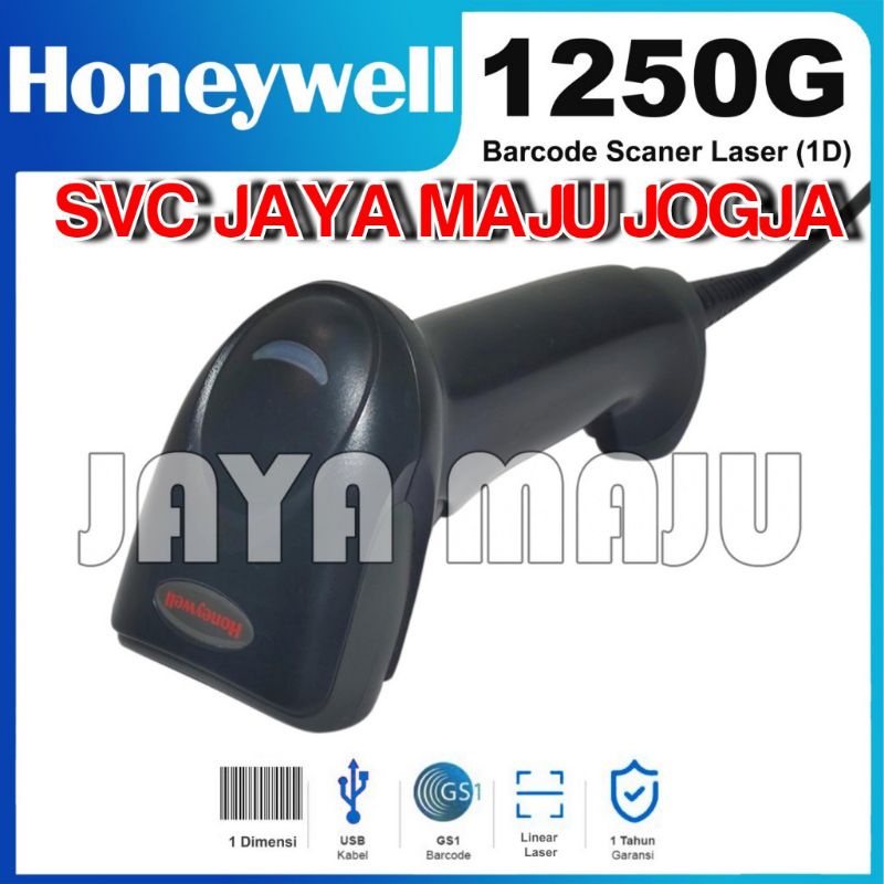 Jual HONEYWELL 1250 G - USB - 1D || BARCODE SCANNER - LASER - HANDHELD ...