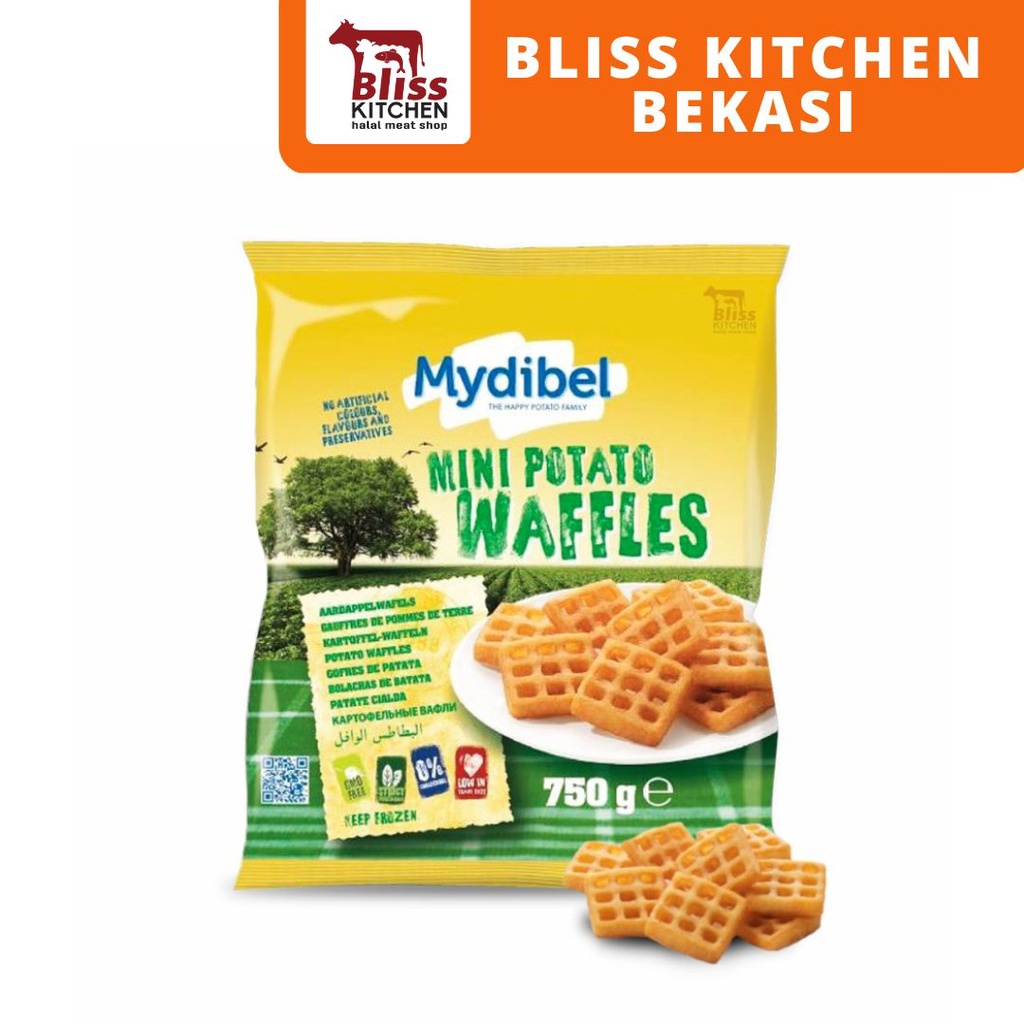 Jual Mydibel Mini Potato waffles / Kentang Goreng Mini Waffles 750gr ...
