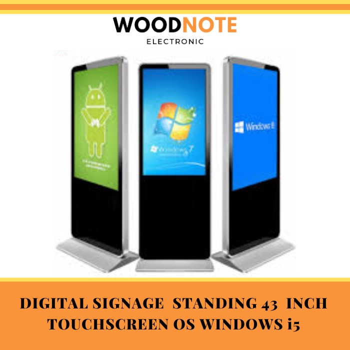 Jual DIGITAL SIGNAGE 43 INCH TOUCHSCREEN OS WINDOWS i5 / DIGITAL BANNER ...
