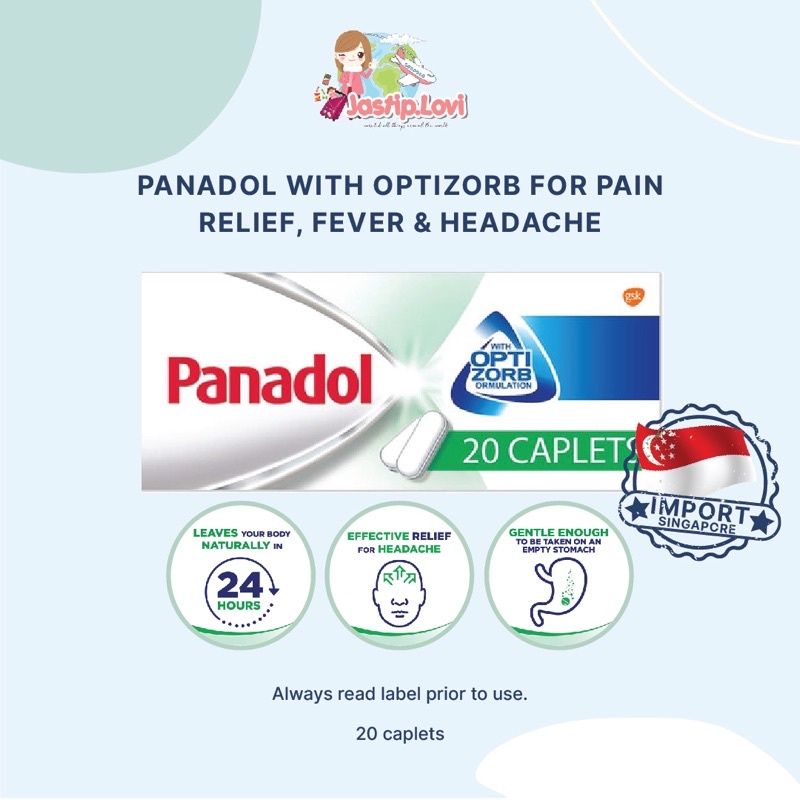 Jual panadol singapore optizorb for pain relief, fever and headache ...