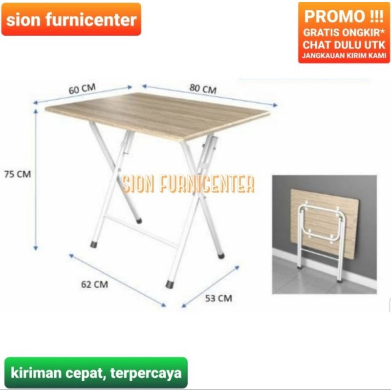 Jual meja lipat / folding table / meja serbaguna / meja bazar / meja ...