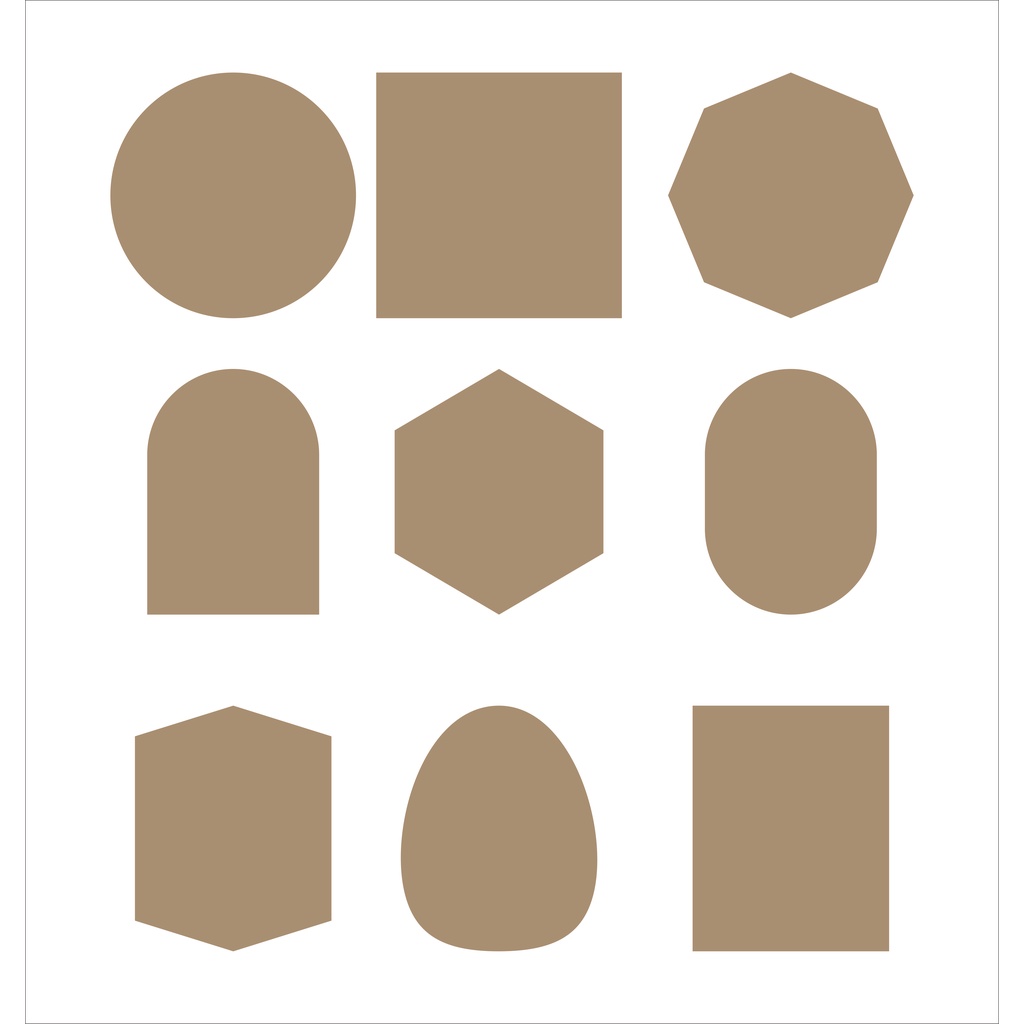 Jual Alas Tatakan Mahar Polos Shape Bentuk Bulat Bundar Kotak Segi Dome ...