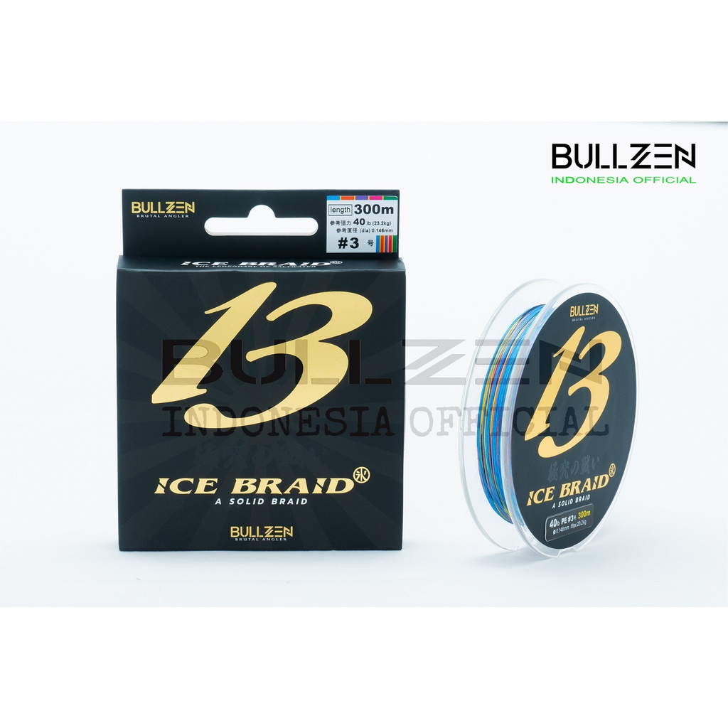 Jual PE BULLZEN X13 Ice Braided Multi Color Senar Pancing | Shopee ...