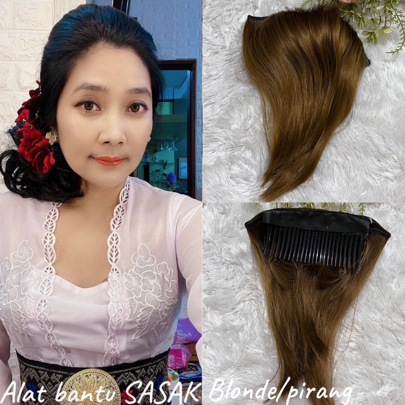 Jual rambut sasak/sasak sanggul/jambul sanggul/alat bantu sasak ...