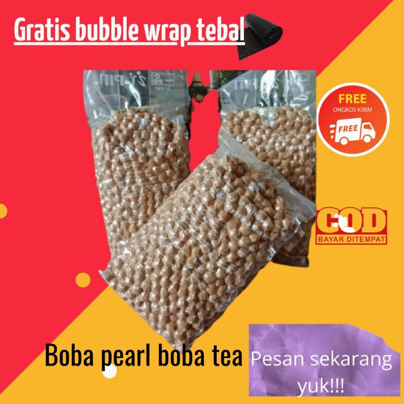Jual Bubble Tea / Bubble Tapioka Pearl / Boba Toping Bubble 1kg ...