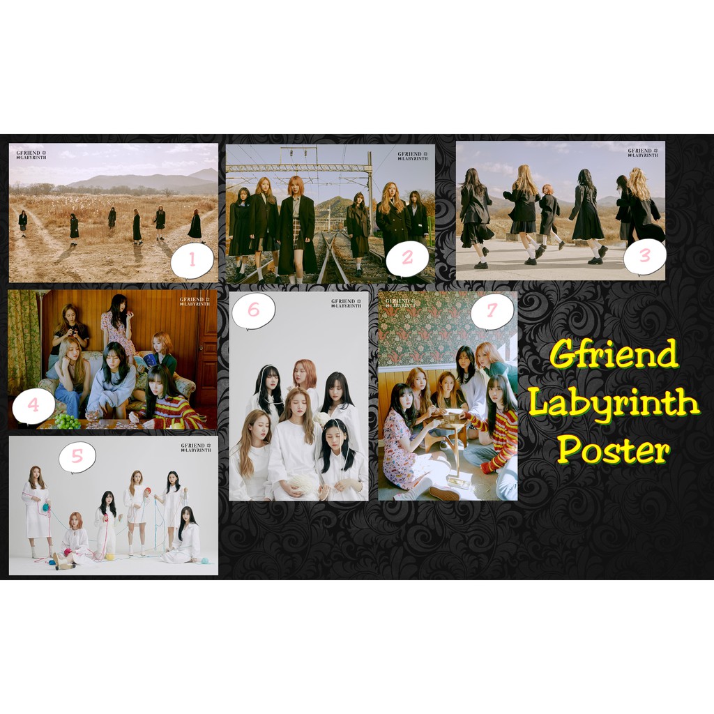 Jual Poster Gfriend Labyrinth Kpop Sowon Yerin Eunha Yuju SinB Umji G ...