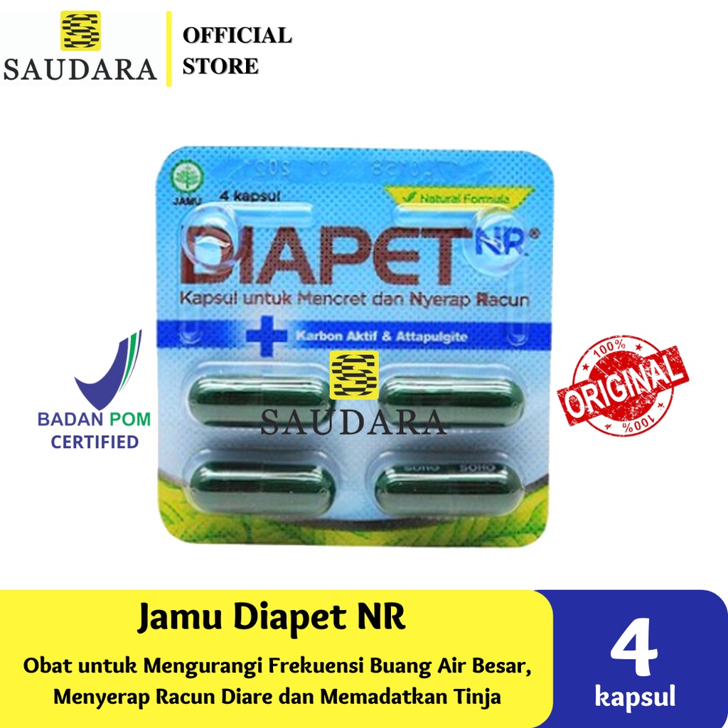 Jual Diapet NR Capsule New( 4 Kapsul) | Shopee Indonesia