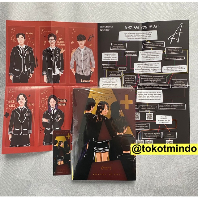 Jual ORIGINAL Novel A+ (Ananda Putri) A plus + Bonus - Penerbit ...