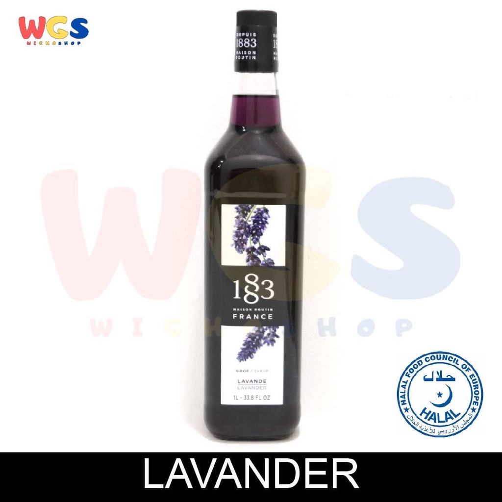 Jual 1883 Maison Routin France Syrup Lavender Flavored 1 ltr - 33.8 fl ...