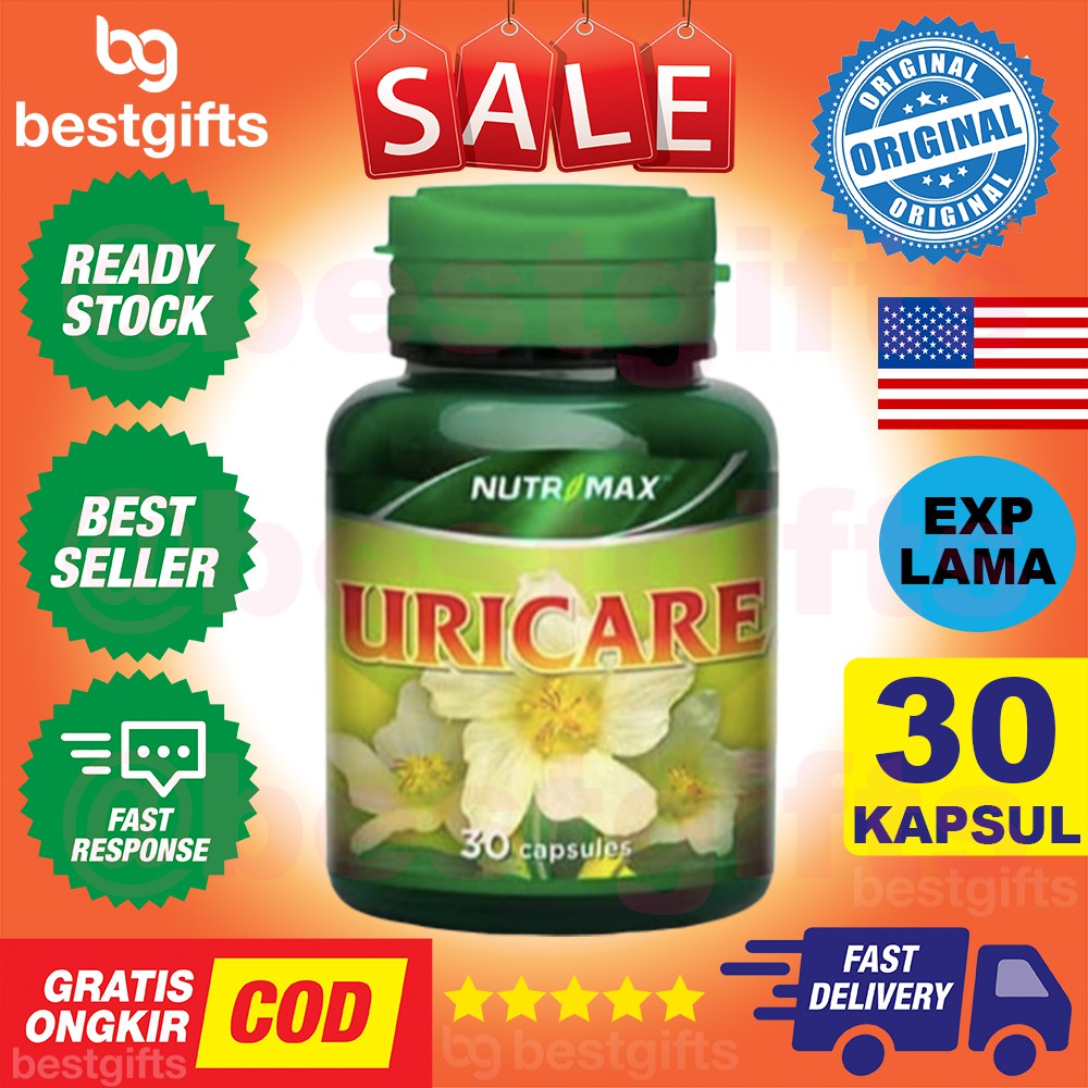 Jual NUTRIMAX URICARE URI CARE VITAMIN OBAT HERBAL PENURUN ASAM URAT ...