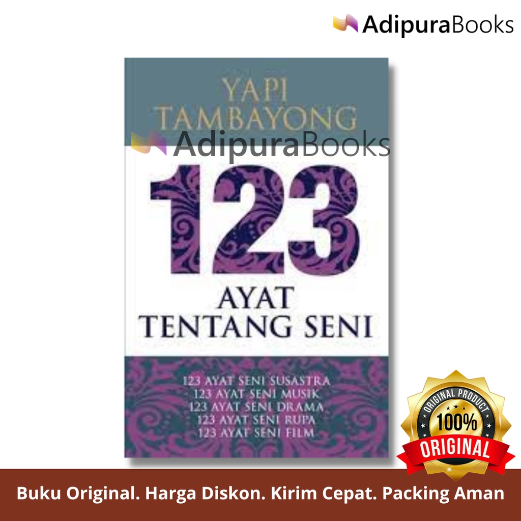 Jual Adipurabooks - 123 Ayat Tentang Seni Yapi Tambayong | Shopee Indonesia