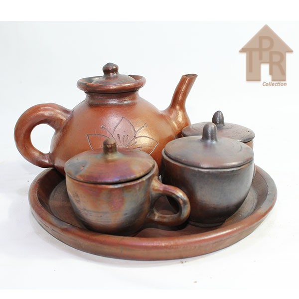 Jual Gerabah | Poci Set Tanah Liat Natural / Poci Set Aladin | Shopee ...