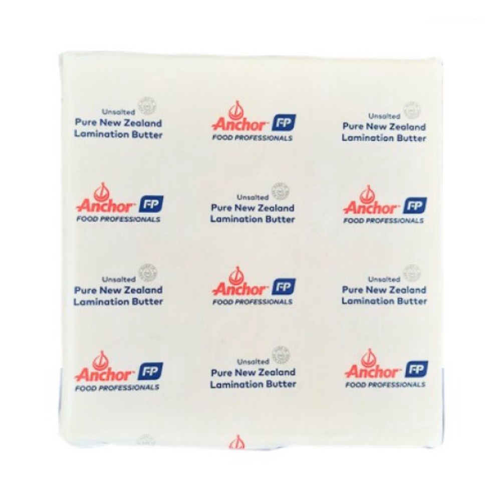 Jual Anchor Unsalted Butter Sheet 1kg - Anchor Unsalted Gosend Grab ...
