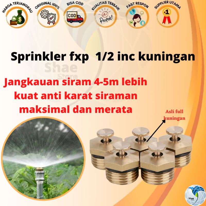Jual SPRINKLER SPRAYER ADJUSTABLE SPRAY AIR TAMAN KEBUN KUNINGAN ...