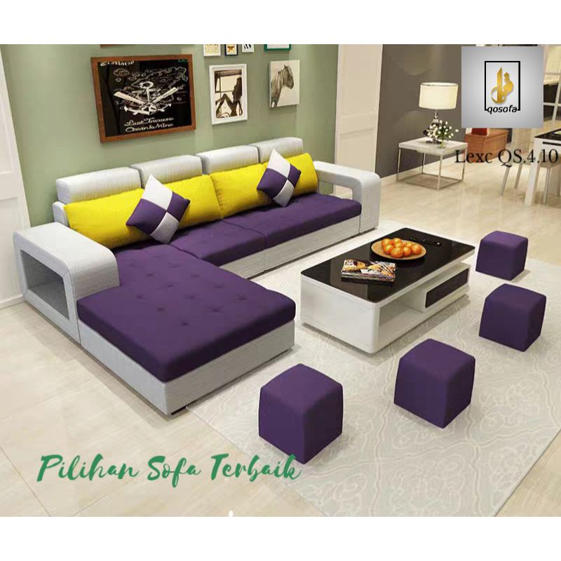 Jual SOFA MINIMALIS RUANG TAMU KELUARGA TERBAIK LIVING ROOM | Shopee ...