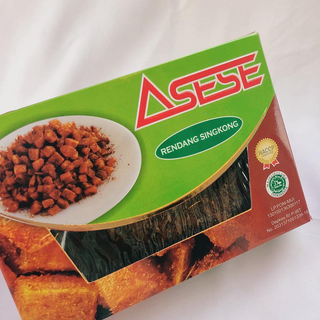 Jual Rendang Singkong 200 gram Asese - Asli Padang | Shopee Indonesia