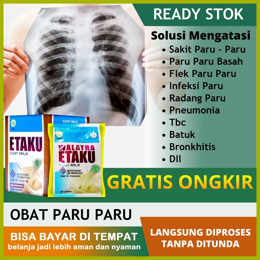 Jual Etaku Goat Milk Susu Kambing Etawa Obat Paru Paru Basah Flek Paru ...