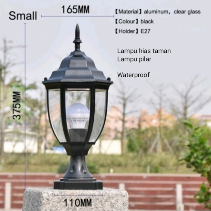 Jual Lampu pilar taman/Lampu hias taman/Lampu pilar 1018S2 | Shopee ...