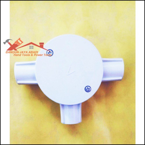 Jual BJ T dus / Tdus / Tedus 20mm CABANG 3 POLOS Putih DV TD 03 TD 30 ...