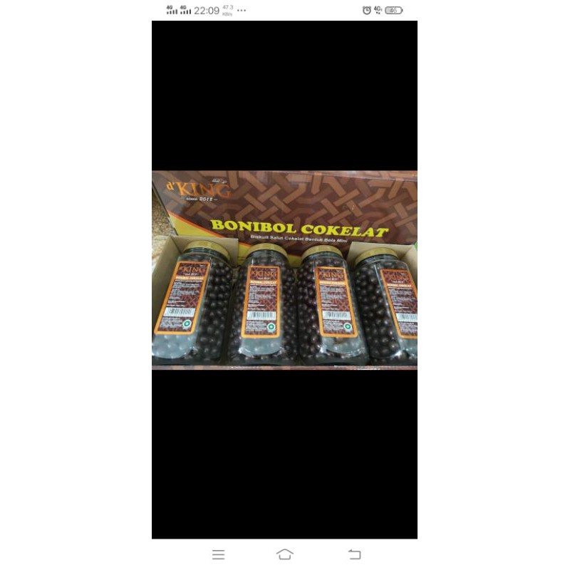 Jual Bonibol Rasa Cokelat & Rasa Cokelat Putih Ukuran 250gr Isi 4 ...