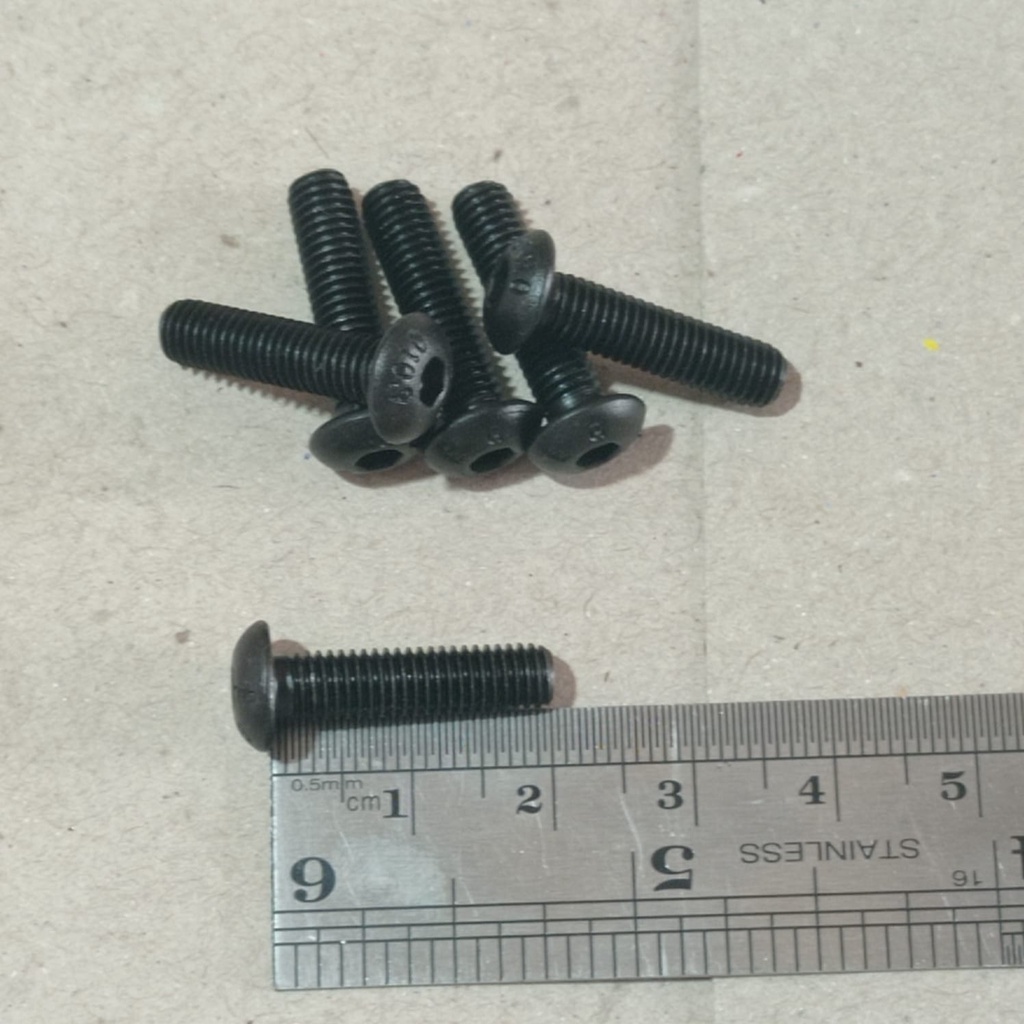 Jual BAUT L BUTTON BAJA M5 X 20 BAUT L BUTTON M5X20 BAJA PANJANG 2 CM 2CM 20MM 20MM BUTTON HEAD ...