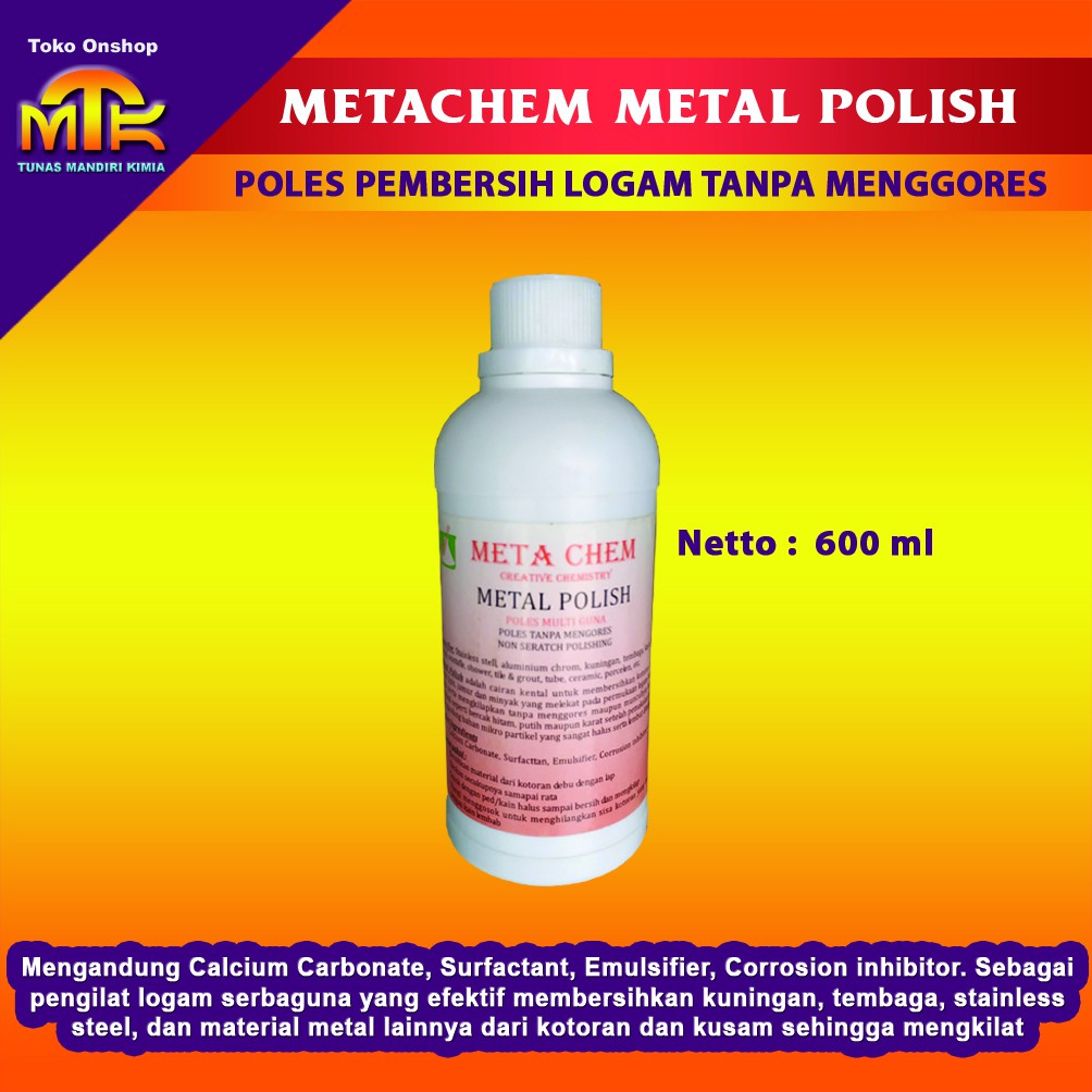 Jual METACHEM METAL POLISH Membersihkan Dan Mengkilapkan Berbagai Macam ...