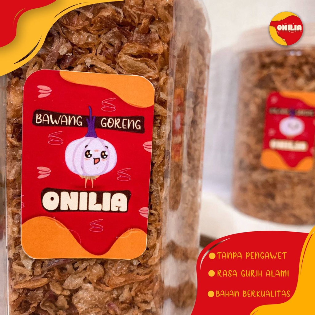 Jual Bawang Goreng / Brambang Goreng Onilia Grade Premium 200Gram ...