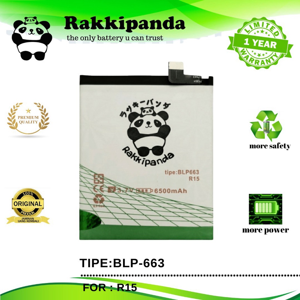 Jual RakkiPanda - BLP663 R15 Batre Batrai Baterai | Shopee Indonesia