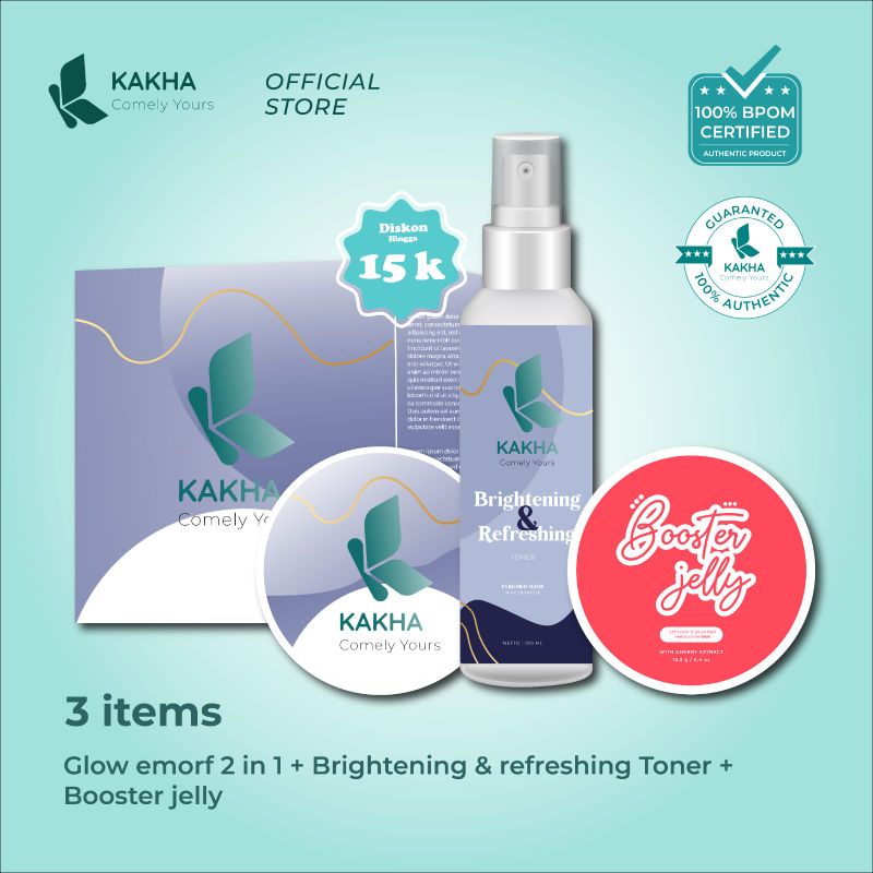 Jual KAKHA BY ENHA GLOW BABE PAKET (3 ITEMS) | Shopee Indonesia