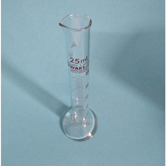 Jual GELAS UKUR 25 ML IWAKI PYREX ORIGINAL LABORATORIUM | Shopee Indonesia
