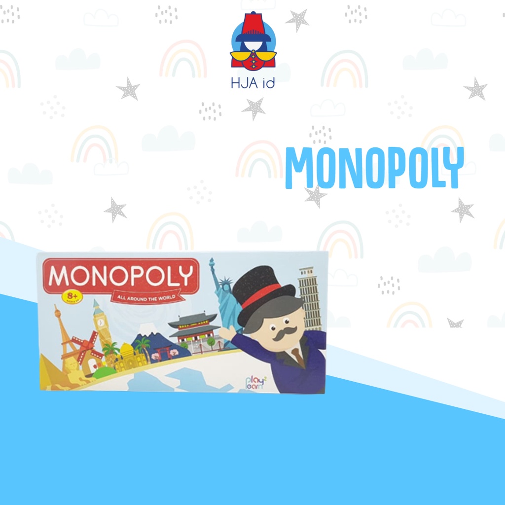 Jual Monopoli Mainan Board Game Monopoly Around The World Games ...