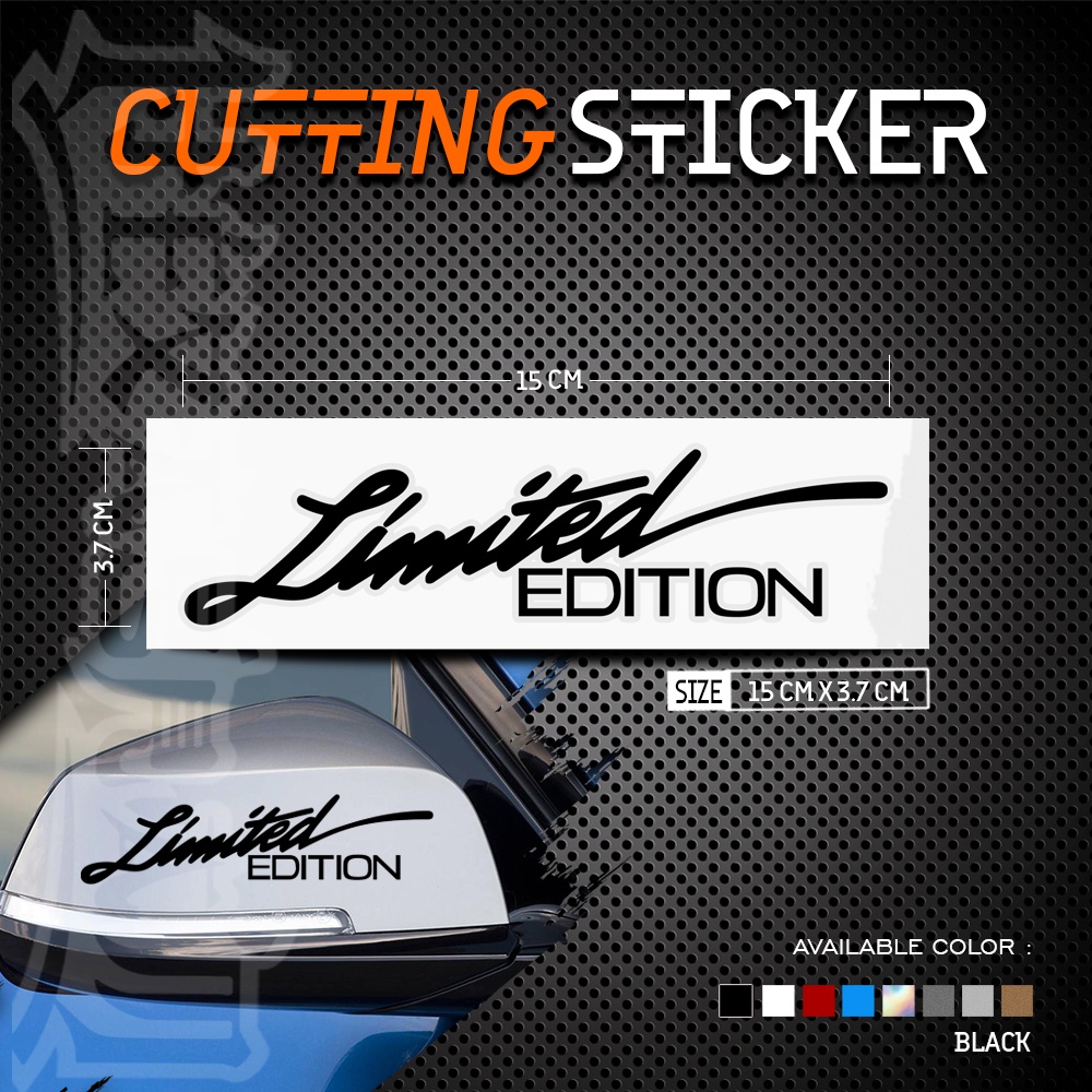 Jual Cutting Sticker Limited Edition | Stiker Cutting Limited Edition ...