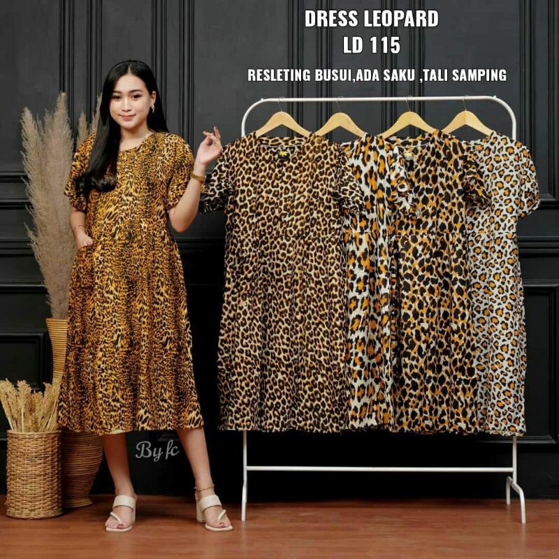 Jual DASTER BUSUI DRESS VIRAL Bigsize dan Allsize LEOPART MACAN ...