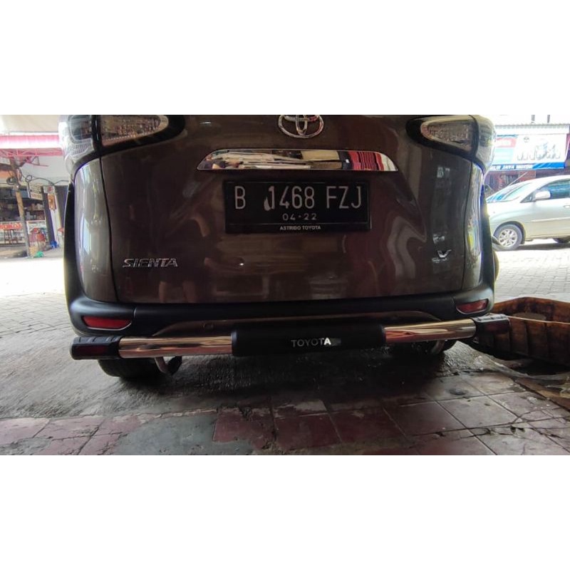 Jual pengaman tanduk bumper bamper bemper belakang Toyota SIENTA ...