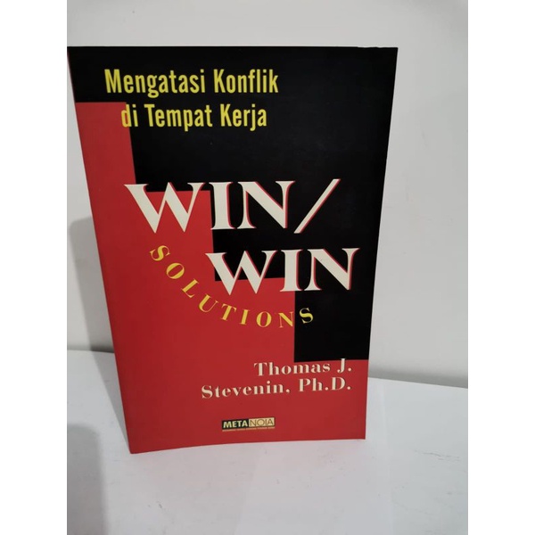 Jual WIN / WIN SOLUTIONS mengatasi konflik di tempat kerja, Thomas J ...