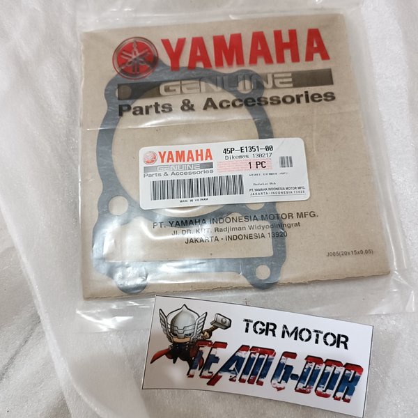 Jual Paking Packing Gasket Perpak Kertas Blok Cylinder Boring Bawah Original Yamaha Bison Byson ...