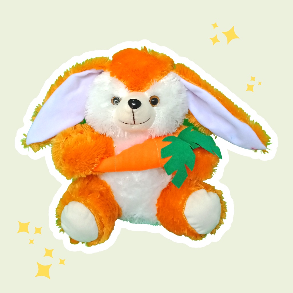 Jual BONEKA KELINCI WORTEL TELINGA PANJANG / RABBIT CARROT KECIL MURAH ...